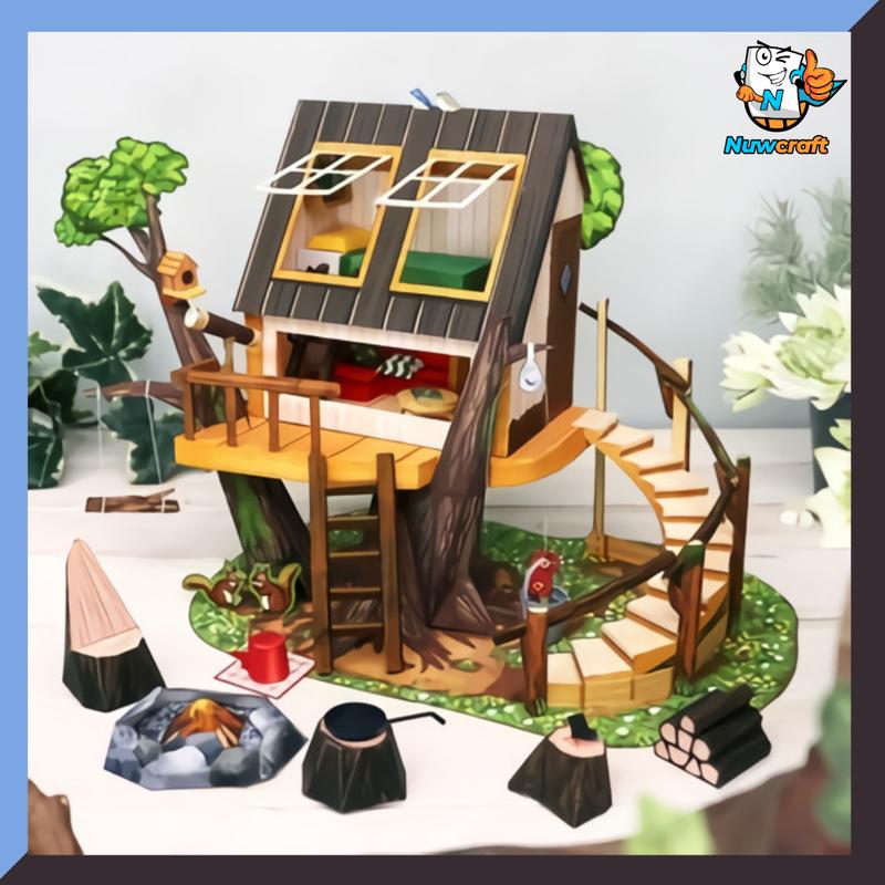 Nuwcraft Kerajinan Papercraft Rumah Pohon - Shop | Tokopedia