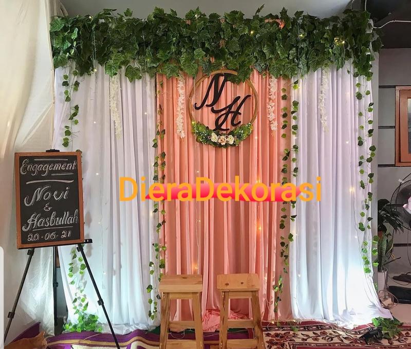Paket Dekorasi Lamaran, Backdrop Lamaran, Background Nikahan - Shop ...
