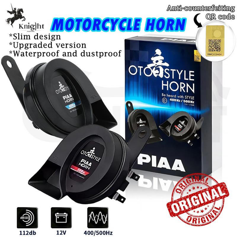PIAA Horn Original OTO Style Horn 12V/112dB Universal Motorcycle ...