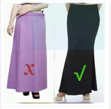 saree inner petticoate black colour - TikTok Shop Malaysia