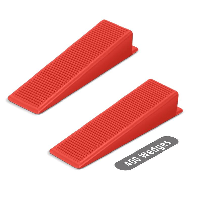 400 Reusable Tile Leveling System Wedges Suitable For 1/8" Spacers 1/16 ...