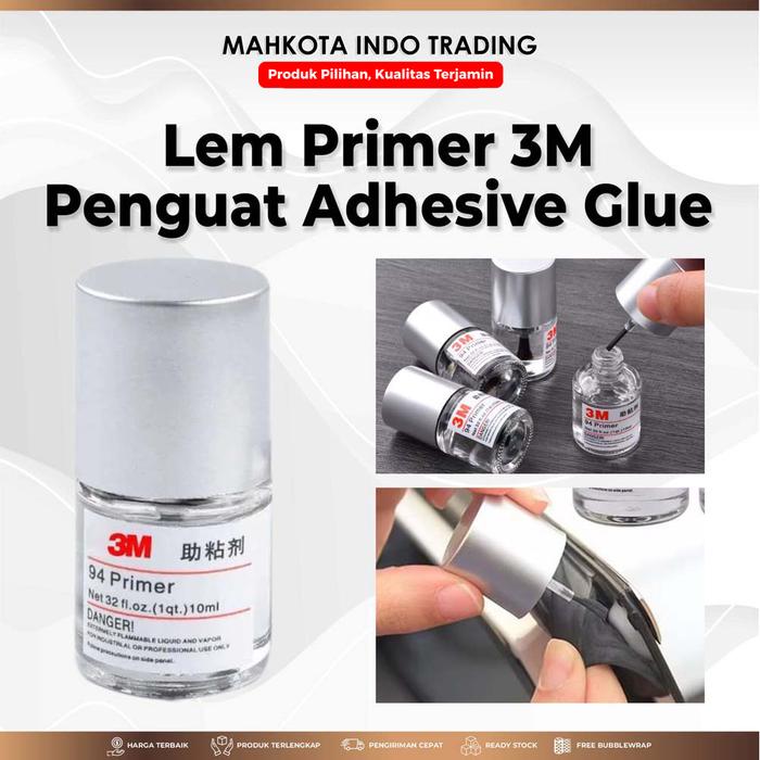 Promo Lem Primer 3M Penguat Perekat Double Tape Akrilik Mika Talang Air ...