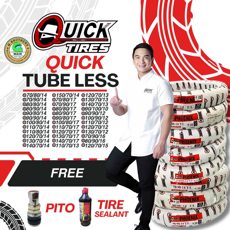 Quick Tires Phoenix Tubeless Promo Free Pito and Tire Sealant! - TikTok ...