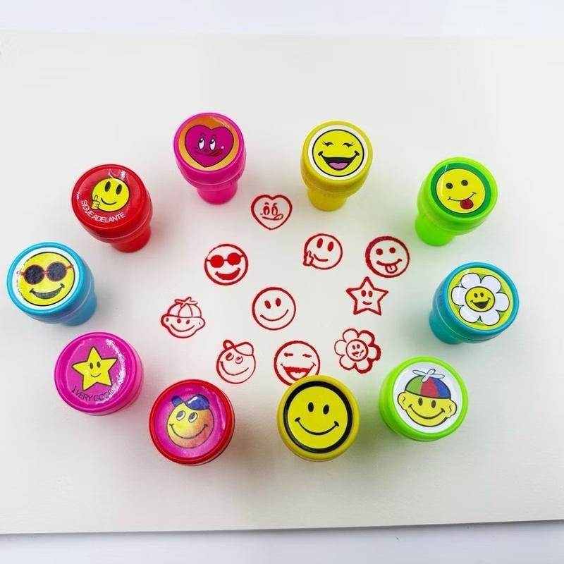Smiley Stamp/ 20 Pieces Twin Stamp/ 40 Pieces Individual Stamp ...