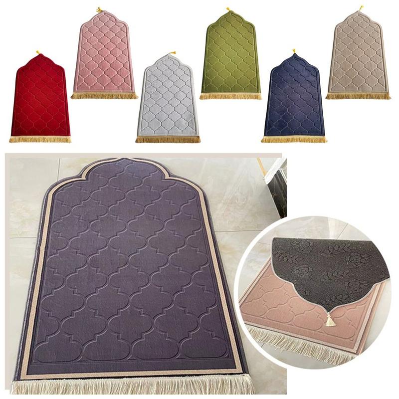Flannel Irregular Ramadan Gift Floor Carpets Prayer Mat Worship ...