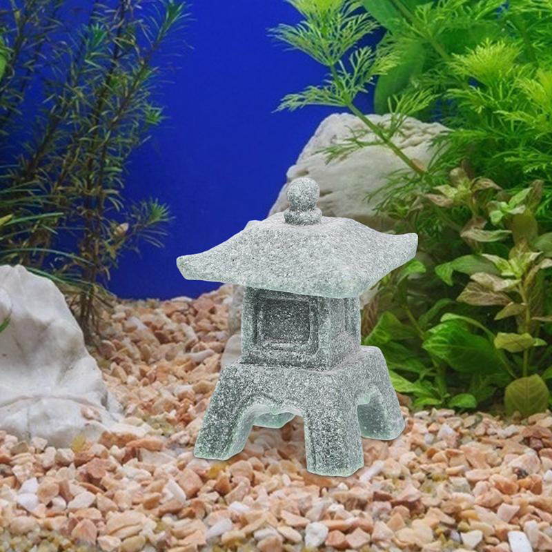 2Pcs Zen Garden Pagoda Statue Mini Pagoda Model Miniature Pagoda ...