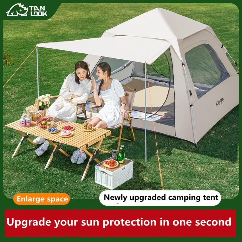 Outdoor folding camping tent thickened rainproof fully automatic quick ...