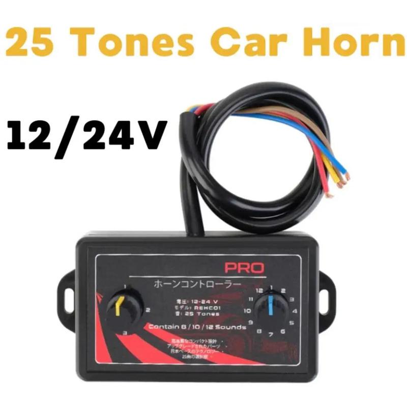 Horn Controller For Car 25 Tones Control Car Horn Horn Speaker Auto Air ...