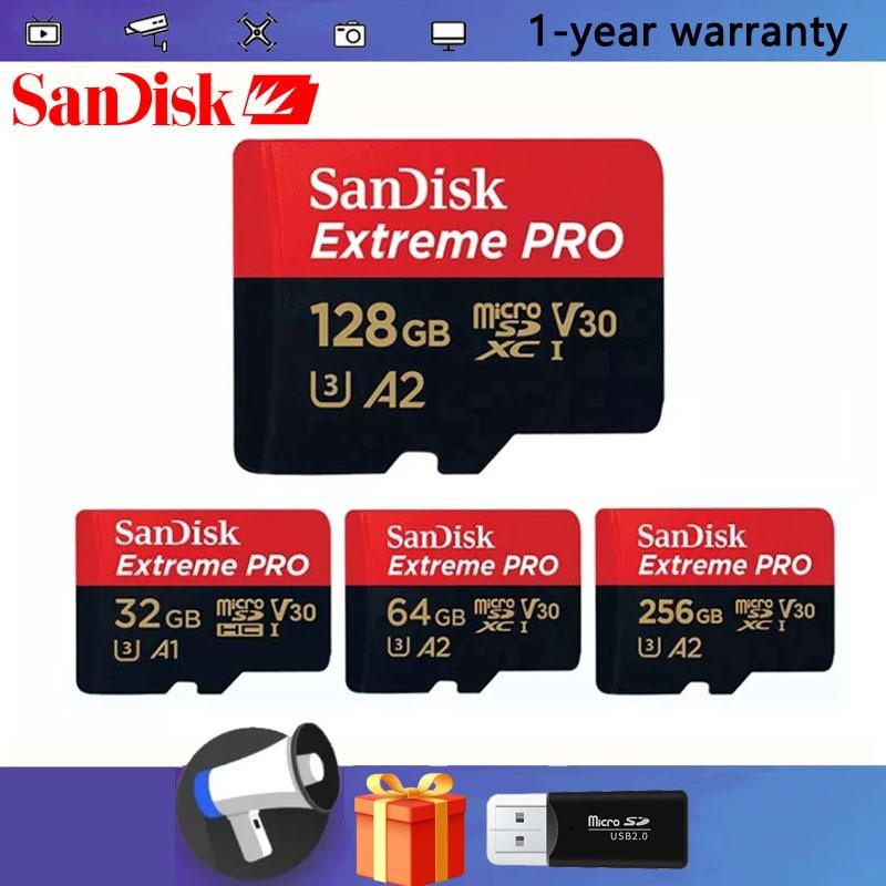 Sandisk Extreme PRO Micro SD TF Card 32GB 64GB 128GB, A2, V30, - TikTok ...