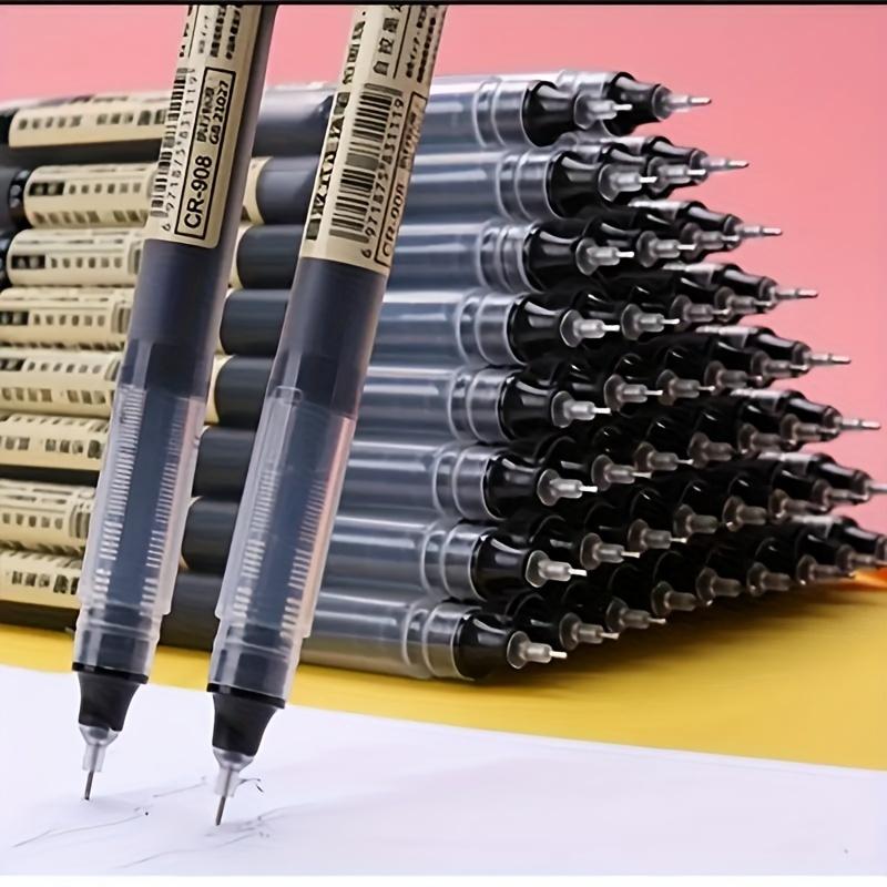 10pcs Quick-Dry Ballpoint Pens, 0.5mm Fine Point, Plastic Material ...