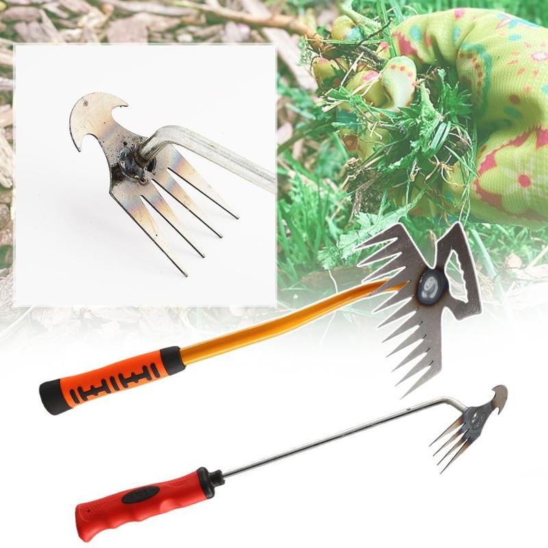 Steel Weed Puller 4/11 Teeth Weeder Multifunction Weeding Garden ...