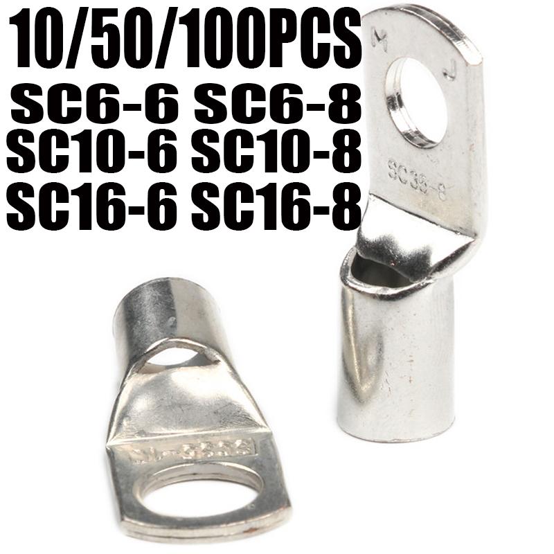 10/50/100Pcs SC6-6 SC6-8 SC10-6 SC10-8 SC16-6 SC16-8 Wire Ring ...