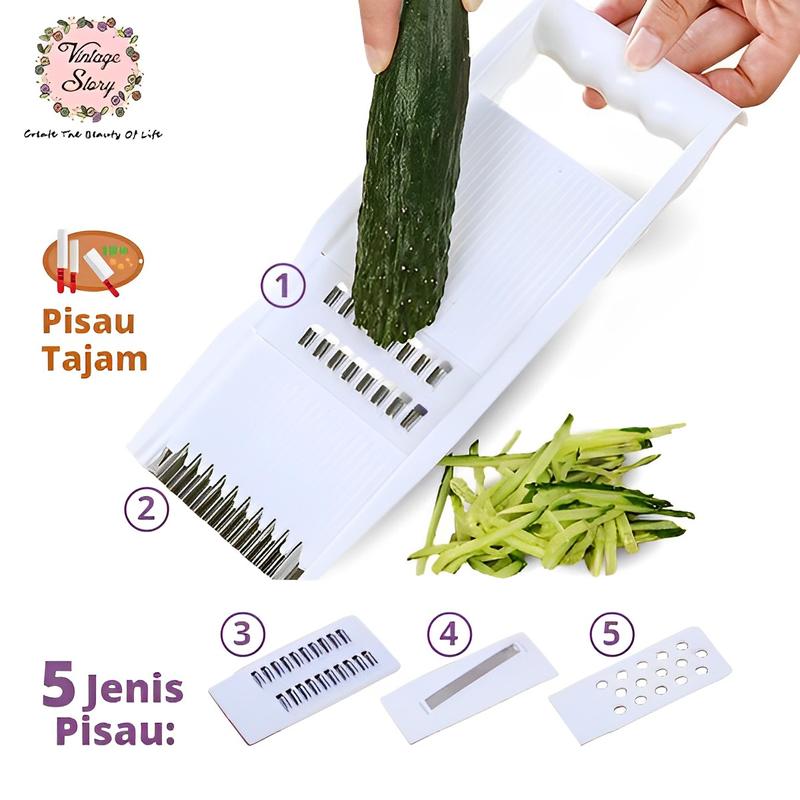 Alat Parut Parutan Pemotong Sayuran Buah Pisau Tajam Stainless - Shop ...