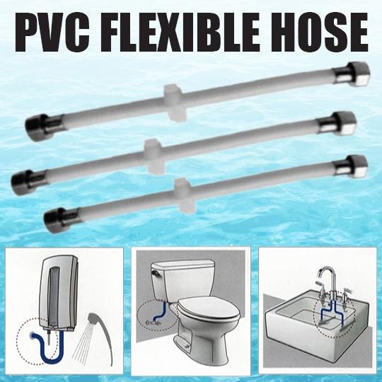 PVC Flexible Connection Pipe Hose Sanitary Fitting PVC inlet - TikTok ...