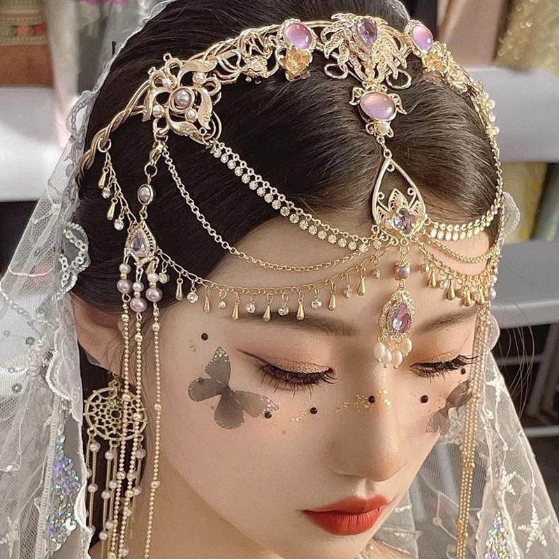 Fashion Dunhuang Exotic Style Western Style Headdress Ancien - TikTok ...