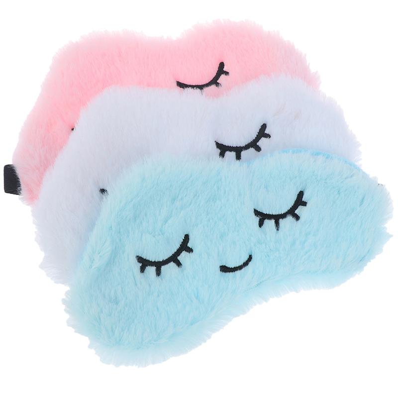 Eye Mask Blindfold Cartoon Eye Mask Eyelashes Sleep Shade Sleeping ...