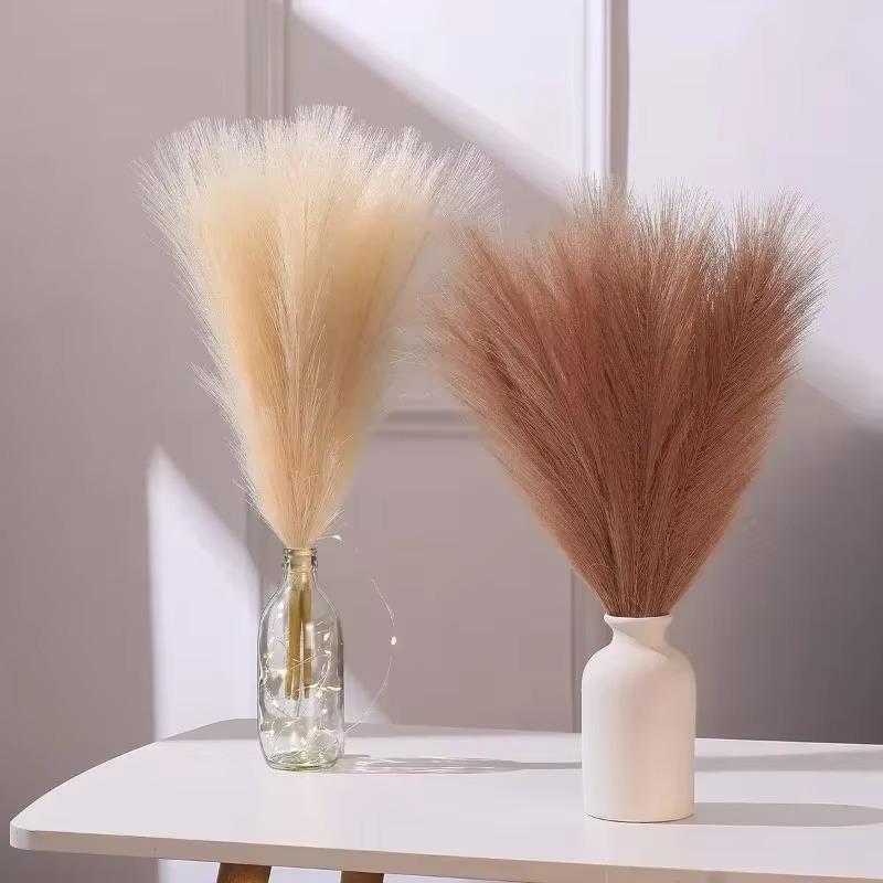 Single length 42cm Artificial Pampas Grass Simulation Feathe - TikTok ...