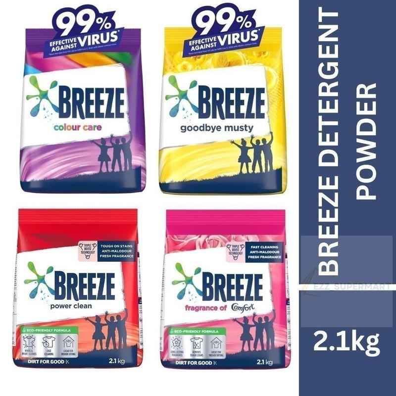 BREEZE Powder Detergent (2.1kg) - TikTok Shop Malaysia