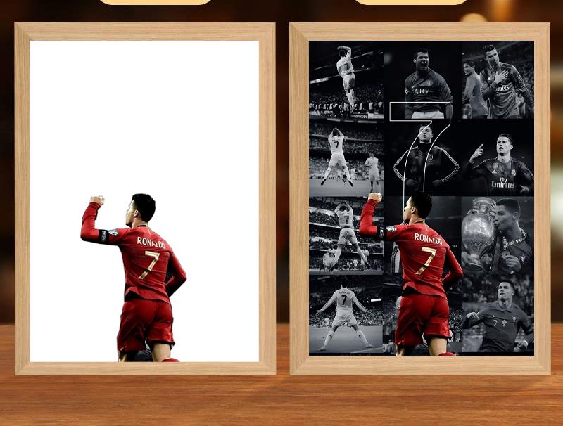 Tranh đèn led cr7, cristiano ronaldo , Đèn ngủ hình cr7 - TikTok Shop ...