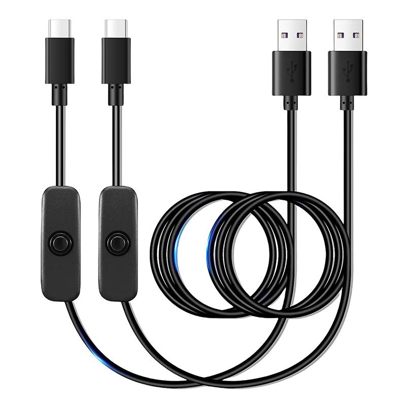 USB To Type C Switch Cable DC 5V 2A Power Supply Extension Power ...