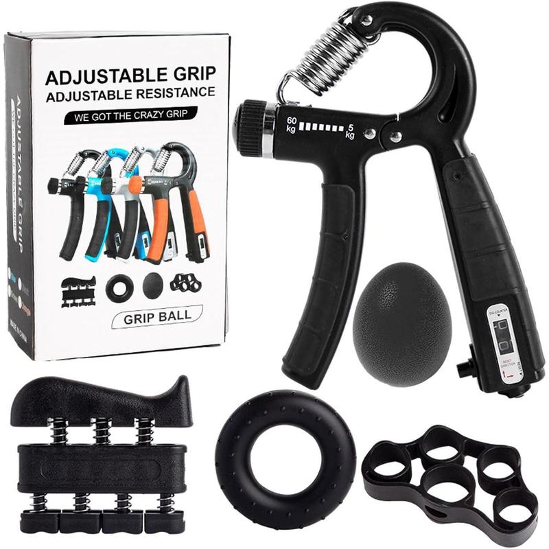 Adjustable Resistance Grip Strength Trainer Smart Counting Kit ...