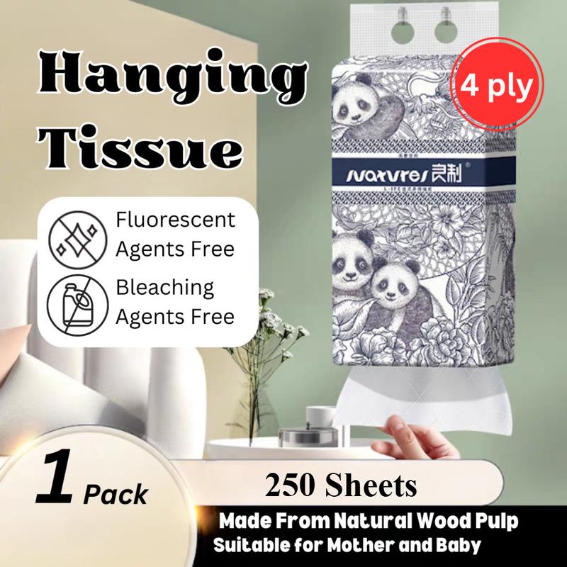 Panda Tissue Paper Hanging Tissue Soft Deluxe Comfort Tissue - TikTok ...
