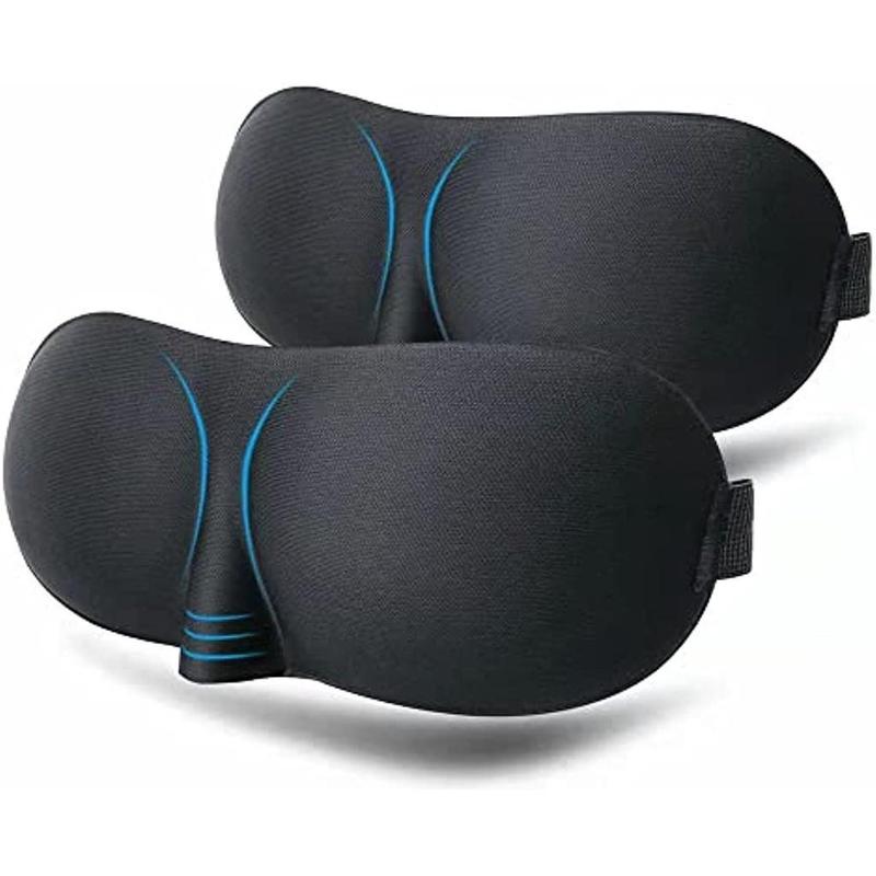 Sleep Mask Black Sponge Eye Mask 100% Shading For Men And Women ...