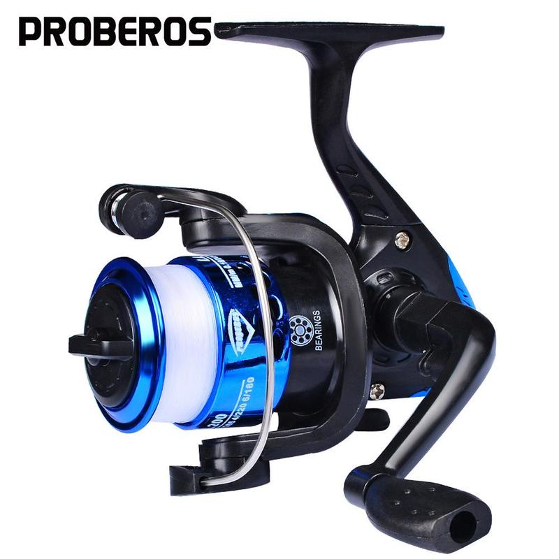 LL200 Metal Spinning Wheel Fishing Belt Line Small Fishing Wheel ...