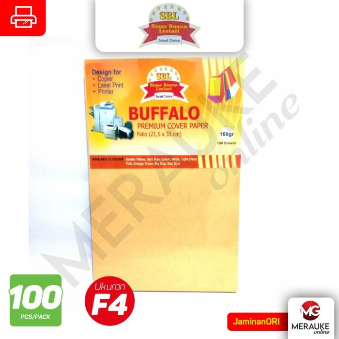 Jual Kertas Jilid Buffalo SBL 160gr Ukuran F4 (1 Pak isi 100 Lembar ...