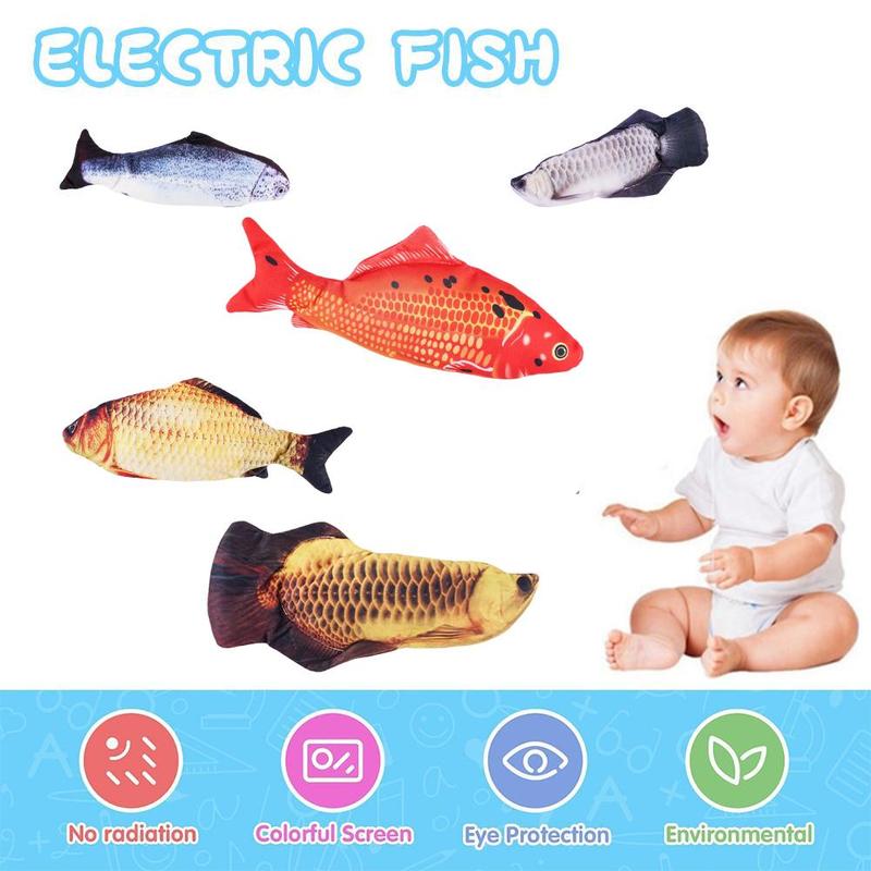 Mainan Ikan Elektrik, Mewah Simulasi Haiwan, Buaian Elektrik - TikTok ...