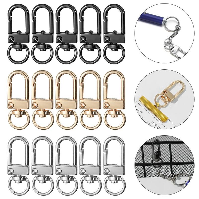 1/5Pcs Metal Split Ring Bag Part Accessories Bags Strap Buckles ...