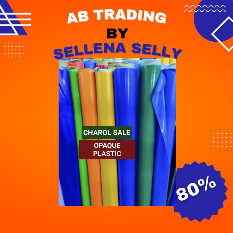 Charol plastic banderitas parol 1 roll 1.2x52m roll colored plastic ...