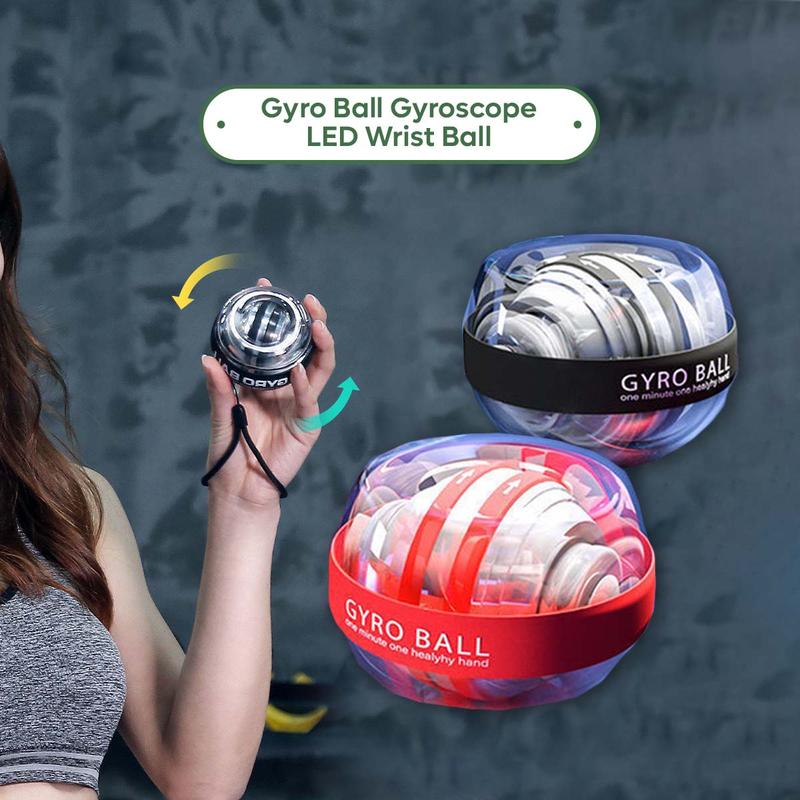 Gyro Ball Gyroscope LED Wrist Ball Power Gym Training Exercise - TikTok ...
