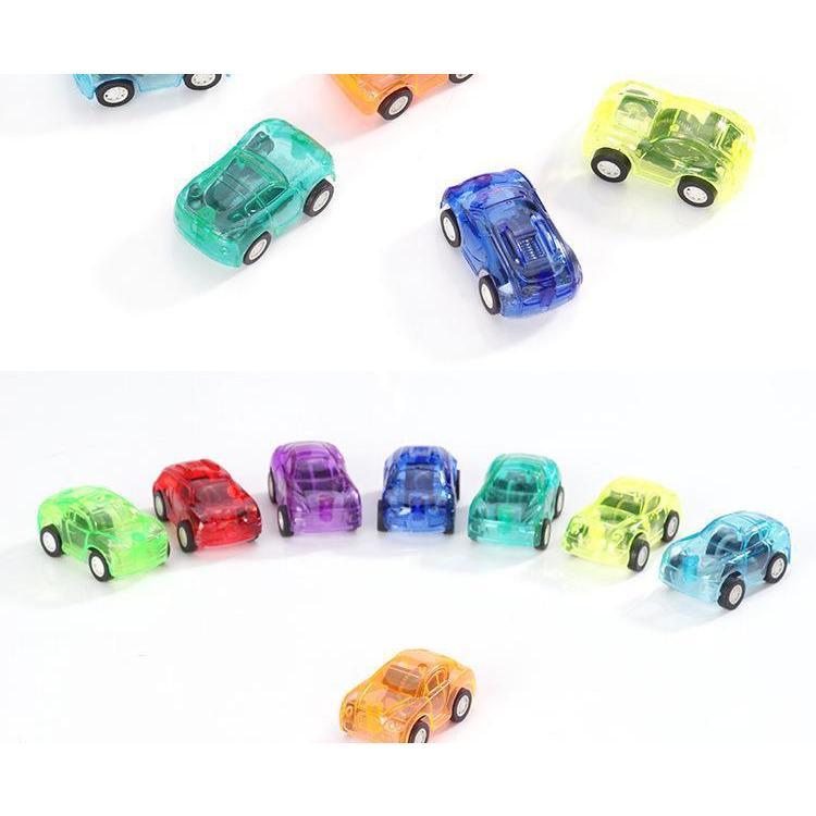 Transparent Mini Pull Back Car Plastic Puzzle Independent Ba - TikTok ...