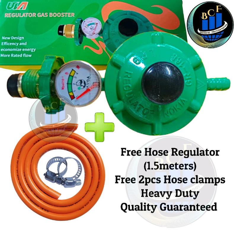 LPG Regulator Mgas Free Pressure Guage Free Hose Regulator 1.5meters ...