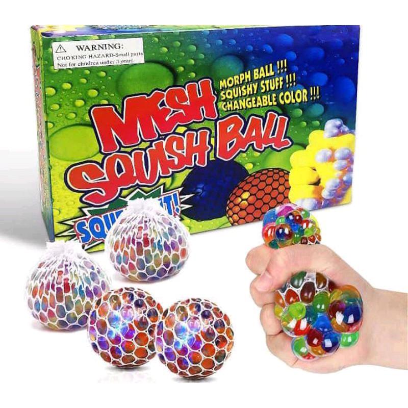 Stress Ball Mainan / Mesh Squish Ball / Anti Stress Murah Non LED per ...