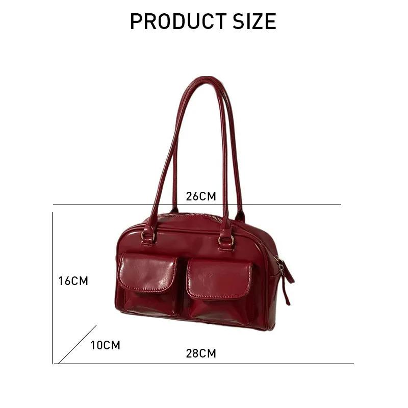 Beg Bahu Wanita, NALLCHEER, Beg Standoil, Fesyen, Gaya Retro, Kapasiti ...