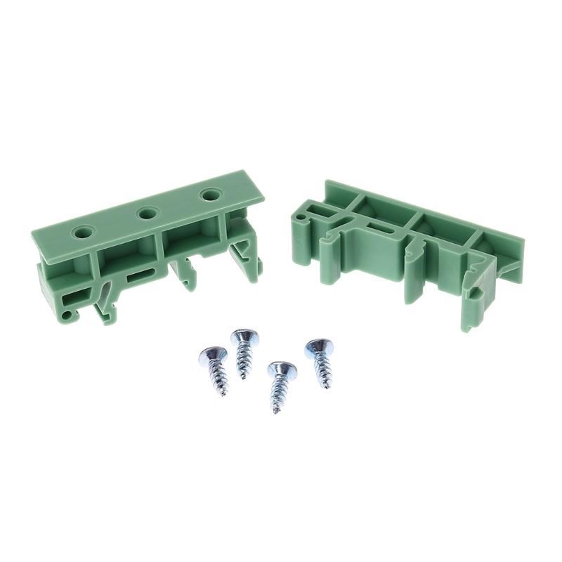 2pcs DRG-01 PCB Mounting Brackets For DIN 35mm Rail Adapter Circuit ...