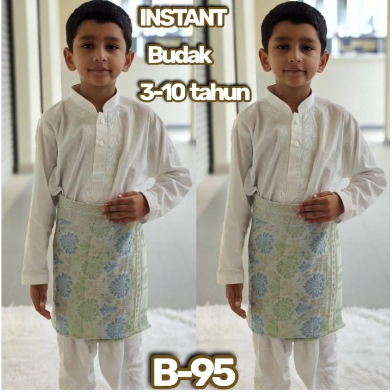 Instant Sampin Kanak2 samping budak sampin sedondon Songket Tenun ...