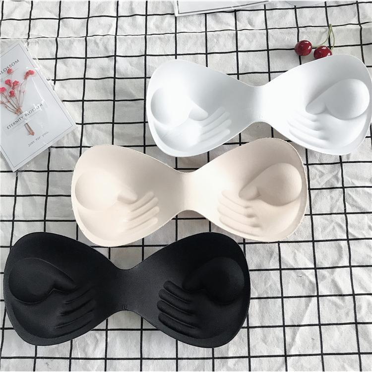 Chest Pad Sponge Bra Pads Push Up Breast Enhancer Insert Thickened ...