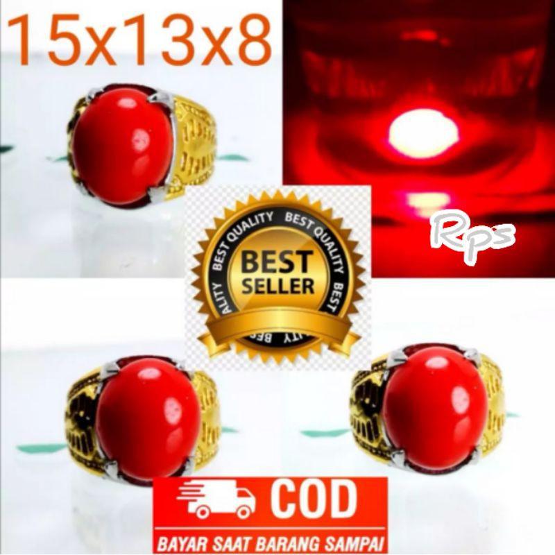 Batu Viral Merah Delima Soekarno Menyala Dalam Air Termurah - Shop ...