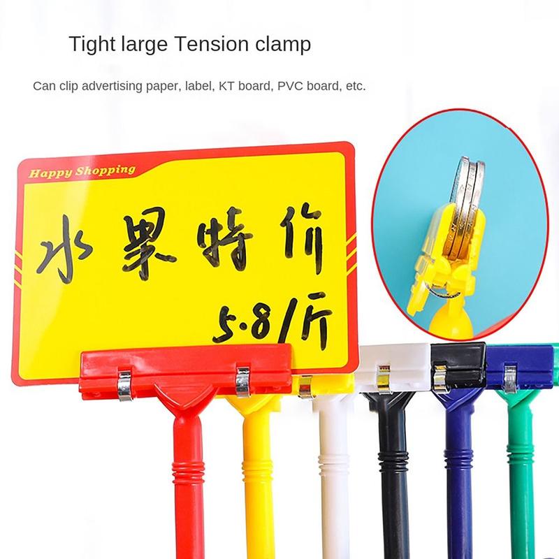 Klip Tag Label Harga, Mudah Alih, Putaran 360 °, Pembukaan Besar ...