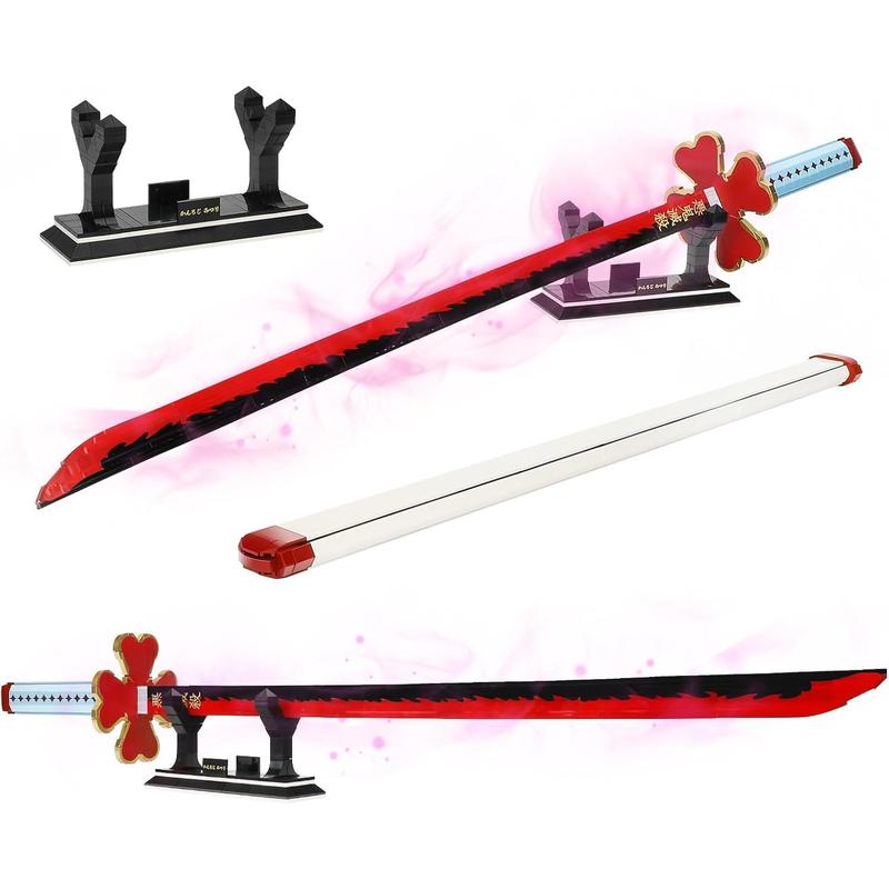 Swords Compatible with, Cosplay Kanroji Mitsuri Sword with Scabbard ...