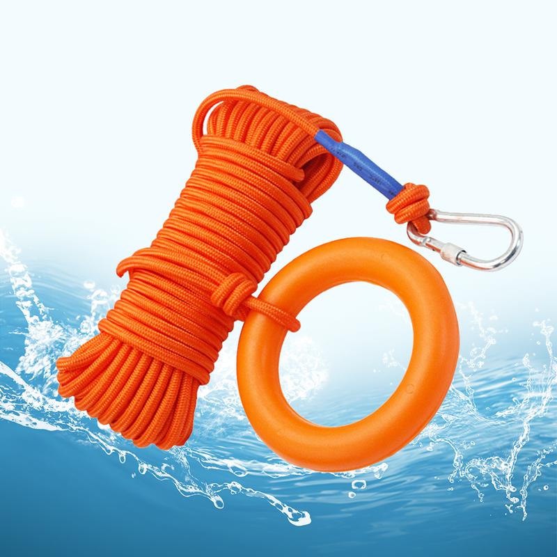Buoyant Throw Rope Non-slip Safety Saving Rope for Swimming Boating ...