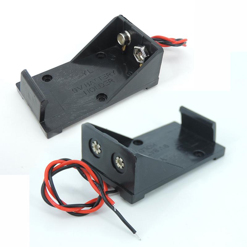 9V Battery Clip Holder 9V Battery Case Box With Wire Leads DIY - TikTok ...