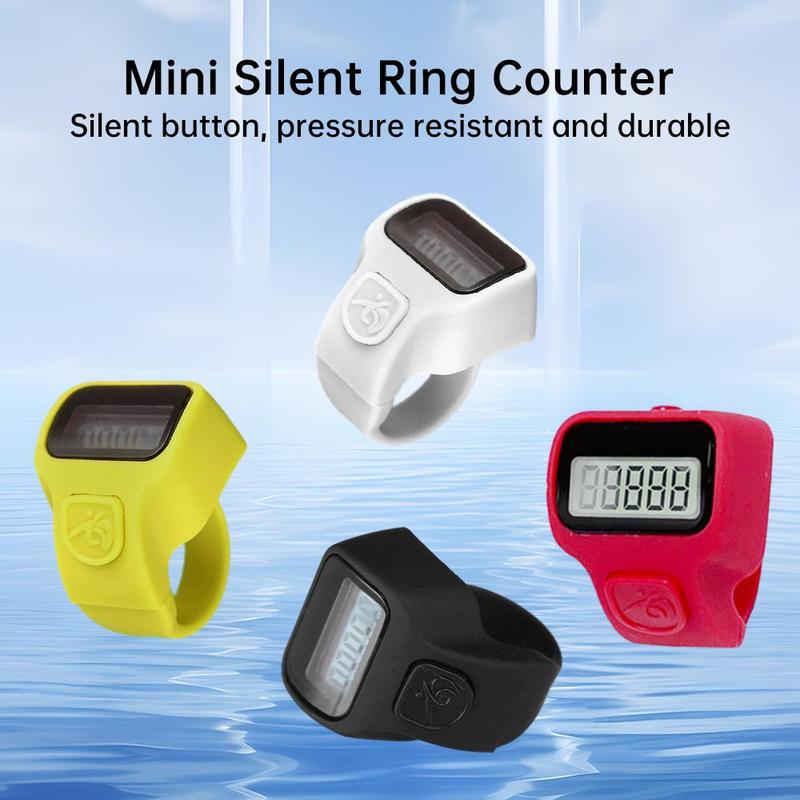 5 Digital LED Counter Electronic Finger Clicker Smart Ring Click ...