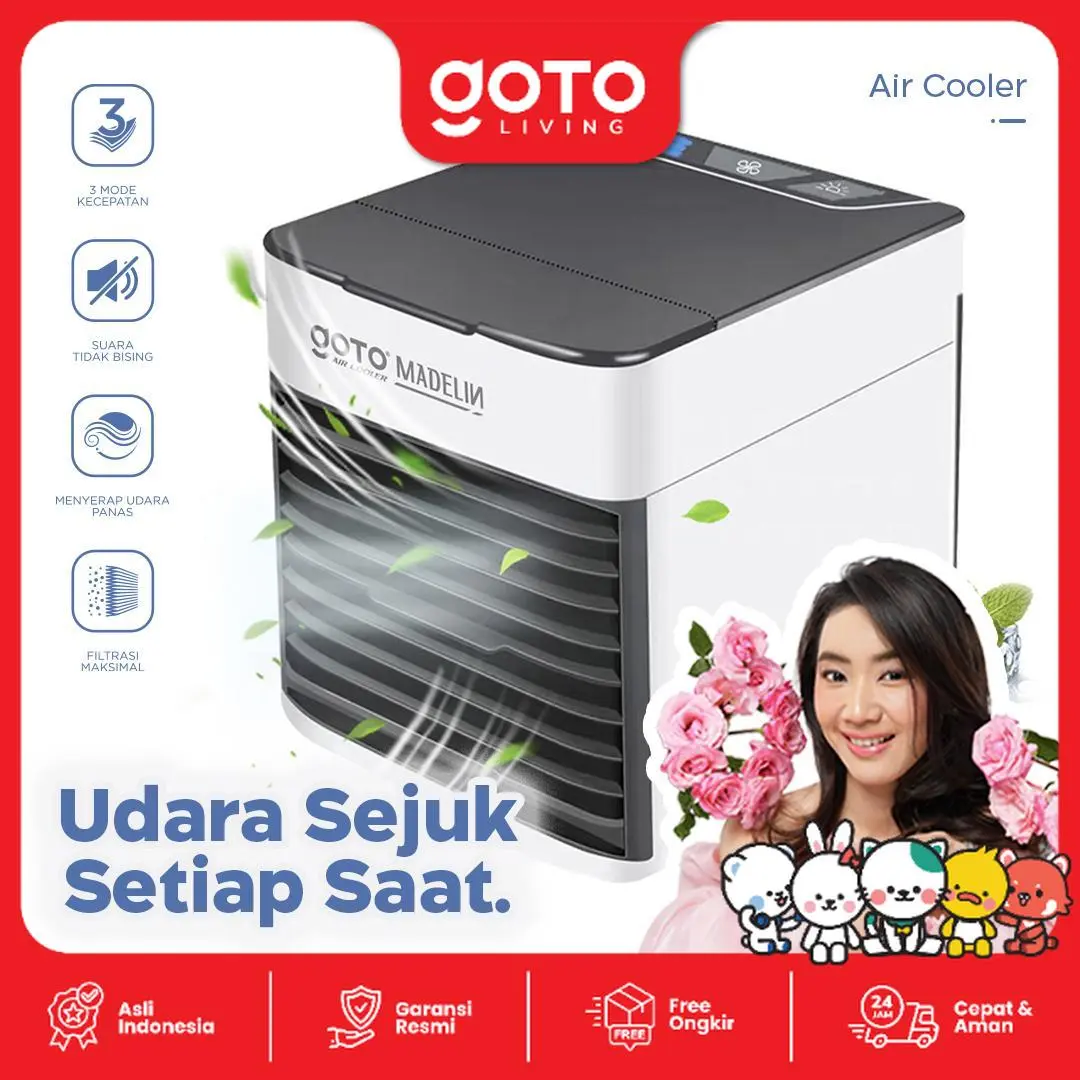 [COD] Goto Living x Meimeimecin Madelin Air Cooler AC Mini Kipas ...