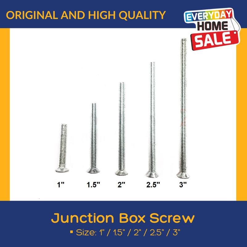 Junction Box Screw / Utility Box Screw (100's) - TikTok Shop Philippines