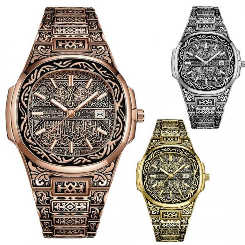 Jam Tangan Kuarza untuk Lelaki, Fesyen, Gangsa Antik, Jam Tangan ...