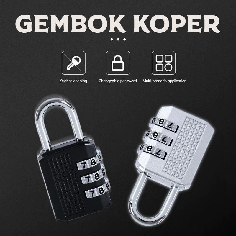 ANP88 Gembok Angka Multifungsi / Gembok Kode Tas Koper Travel - Shop ...
